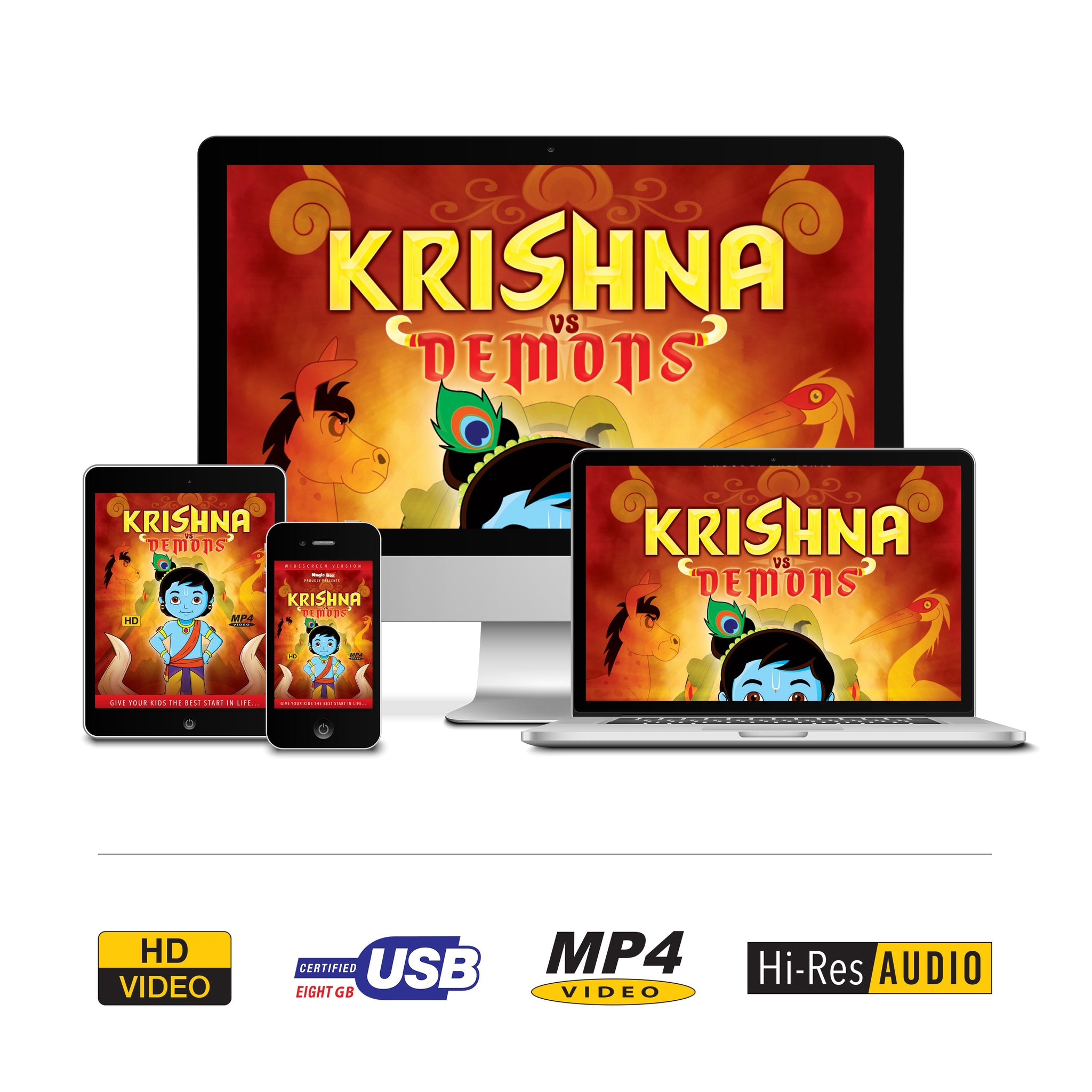 Krishna Vs Demons -English – Magicbox